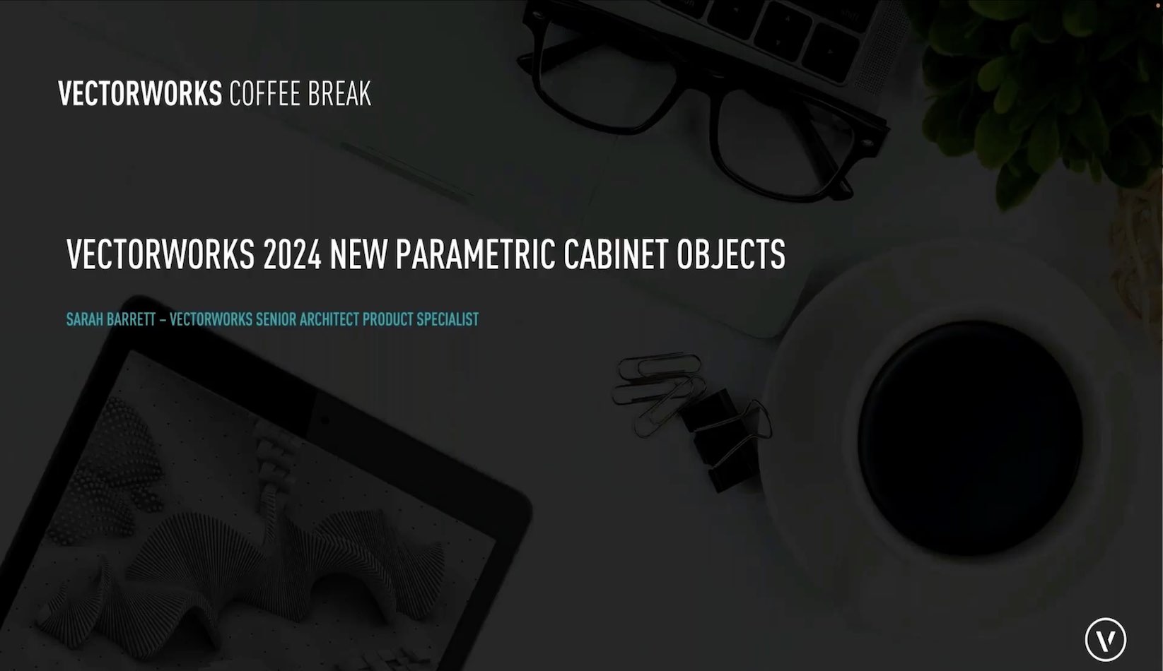 COFFEE BREAK - NEW PARAMETRIC CABINET OBJECTS | Vectorworks University