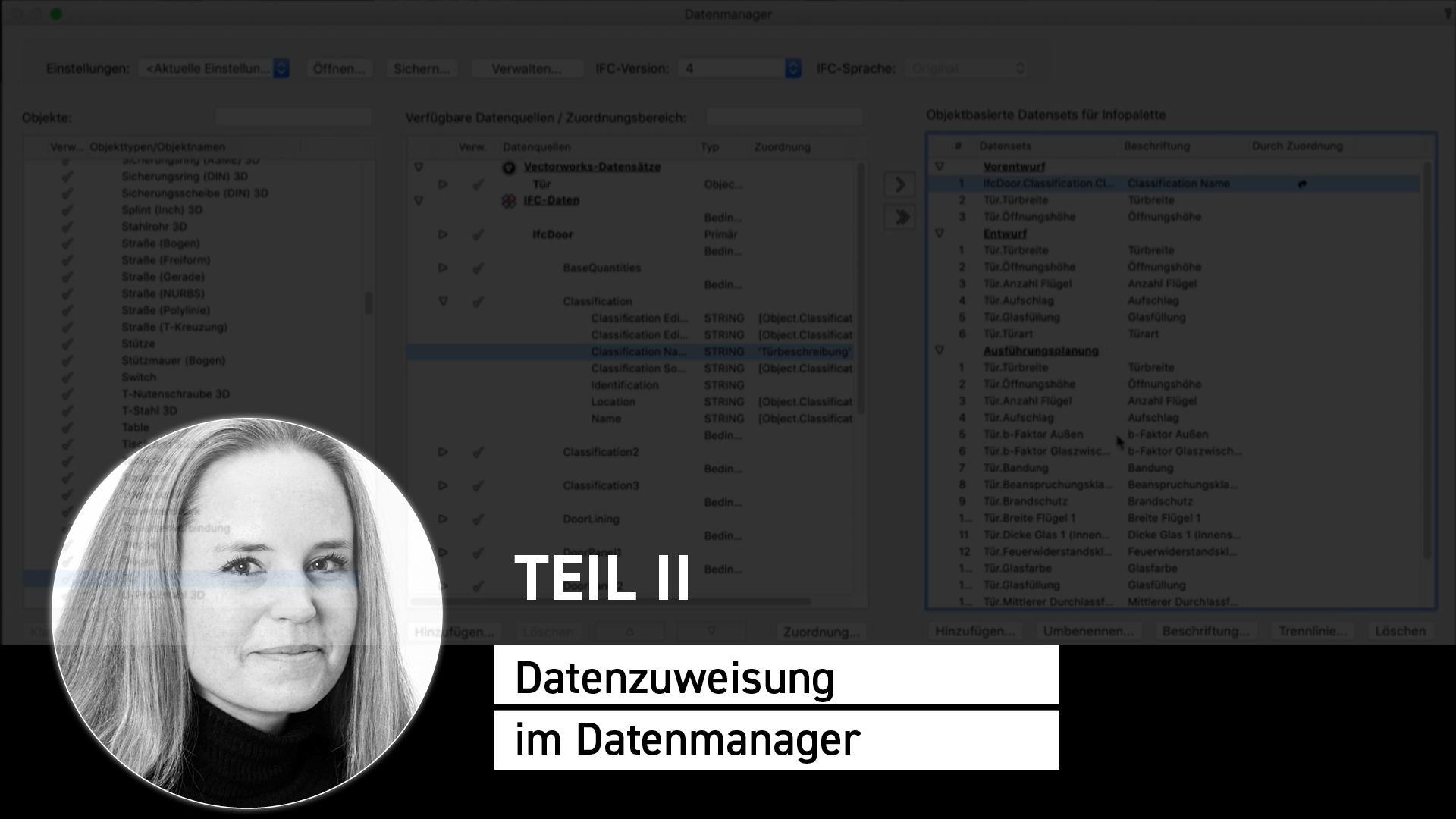 BIM-DATENMANAGEMENT MIT VECTORWORKS TEIL 2: DATENZUWEISUNG IM DATENMANAGER | Vectorworks University