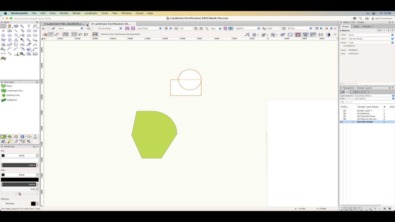 LANDSCAPE AREAS - DRAWING A LANDSCAPE AREA | Vectorworks University