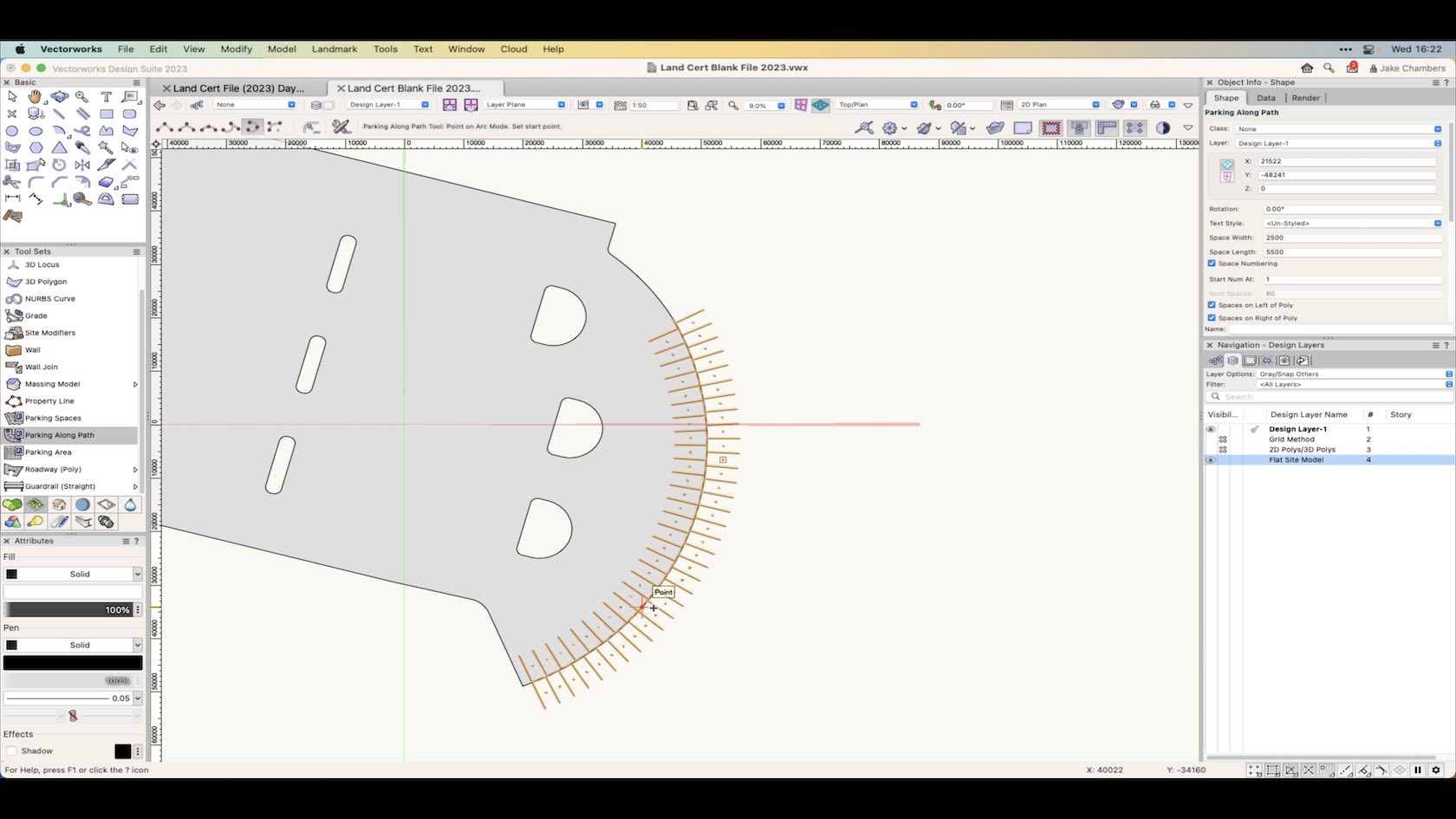PARKING TOOLS - PARKING ALONG PATH | Vectorworks University